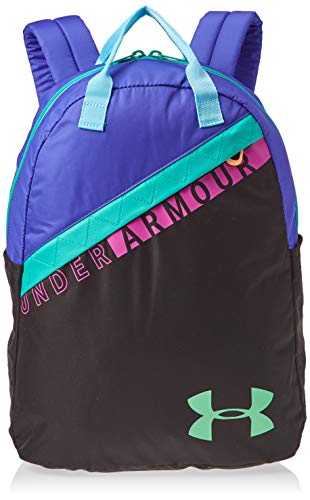 Under Armour Girls' Favorite Backpack 3.0 , Black (001)/Green Typhoon ,One Size Fits All