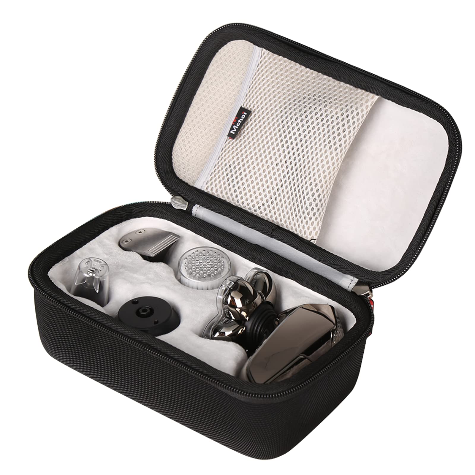 Mchoi Hard Carrying Case Suitable for AidallsWellup Men’s 5-in-1 Electric Head Shaver, Travel Protective Carrying Storage Bag, Case Only