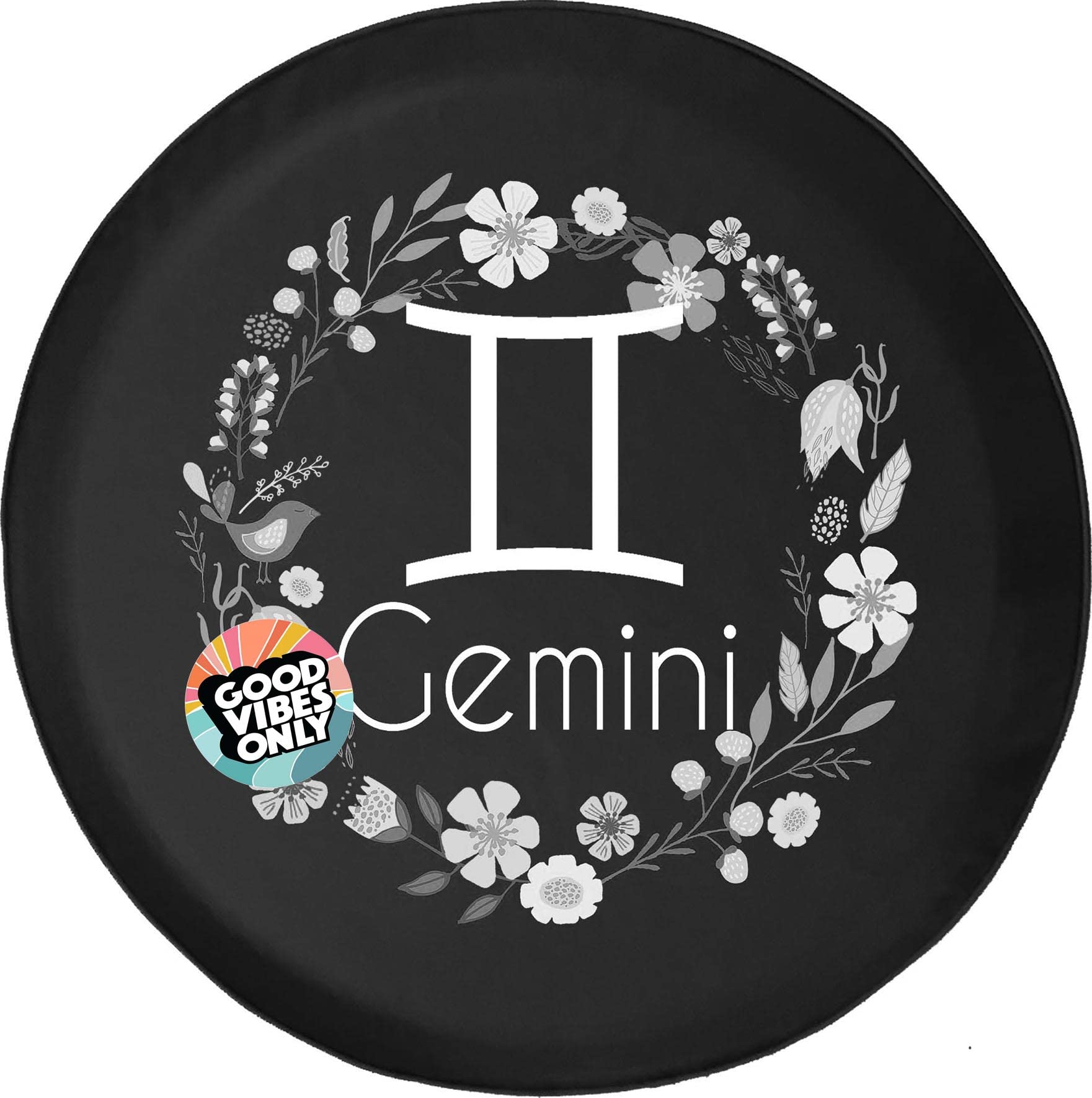 Camper Tire Covers Gemini Sign Custom Car Spare Tire Covers Size 30 to 31 Inch