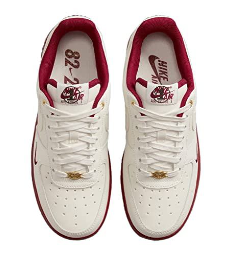 Nike Women's W Court Vision Lo Nn Nu Trainers, Sail Team Red Metallic Gold, 7.5 Women