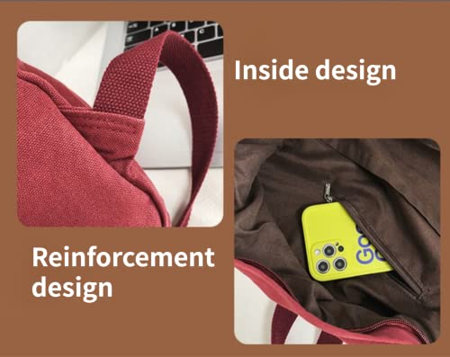 vintage backpack purse for women canvas backpack laptop travel backpack laptop backpack hiking backpack school backpack (brown)