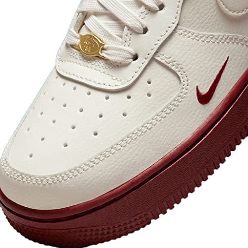 Nike Women's W Court Vision Lo Nn Nu Trainers, Sail Team Red Metallic Gold, 7.5 Women