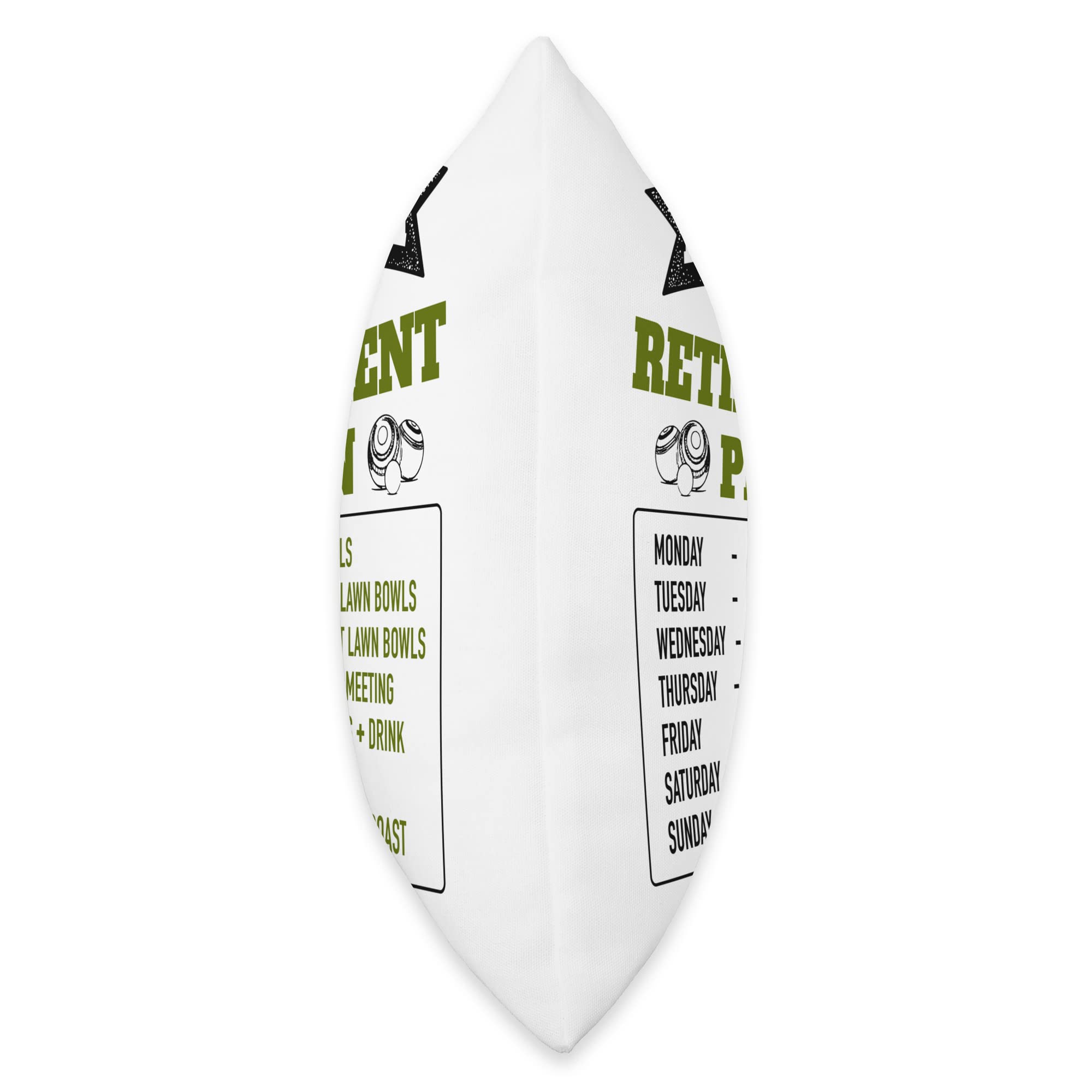 Funny Lawn Bowls Yes I Have A Retirement Plan & Lawn Bowling Throw Pillow