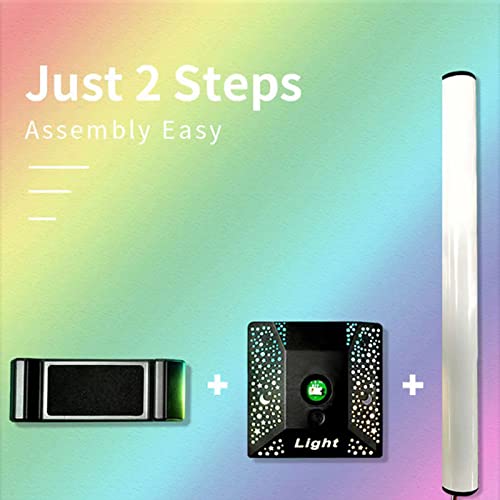 MOCIUN USB Gaming Desktop Headphone Display Stand, RGB Gaming Headphone Stand with USB 2.0 Hub and 3.5 mm Audio Port T-Ouch Control LED Strip Lamp (A)