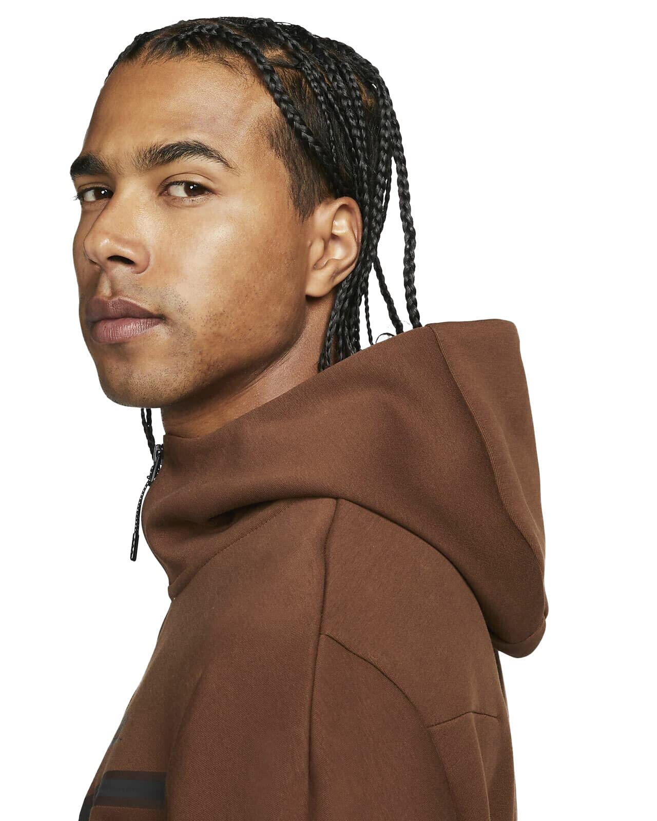 Nike Sportswear Tech Fleece Hoodie Mens Brown/Black -X-Small