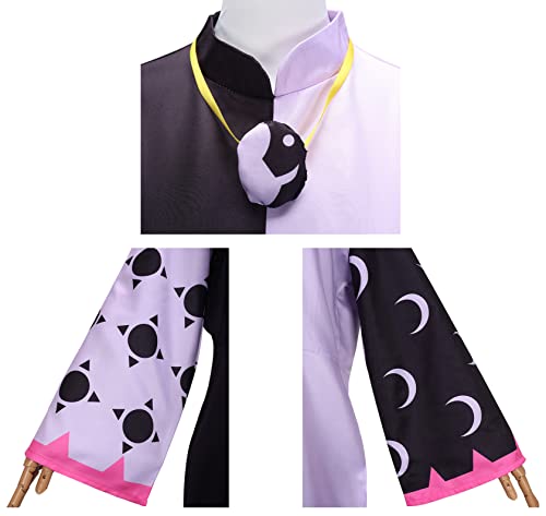 Kids Owl House Collector Cosplay Costume Jumpsuit Pajamas Halloween Uniform Outfit with Hat (Purple, Medium)