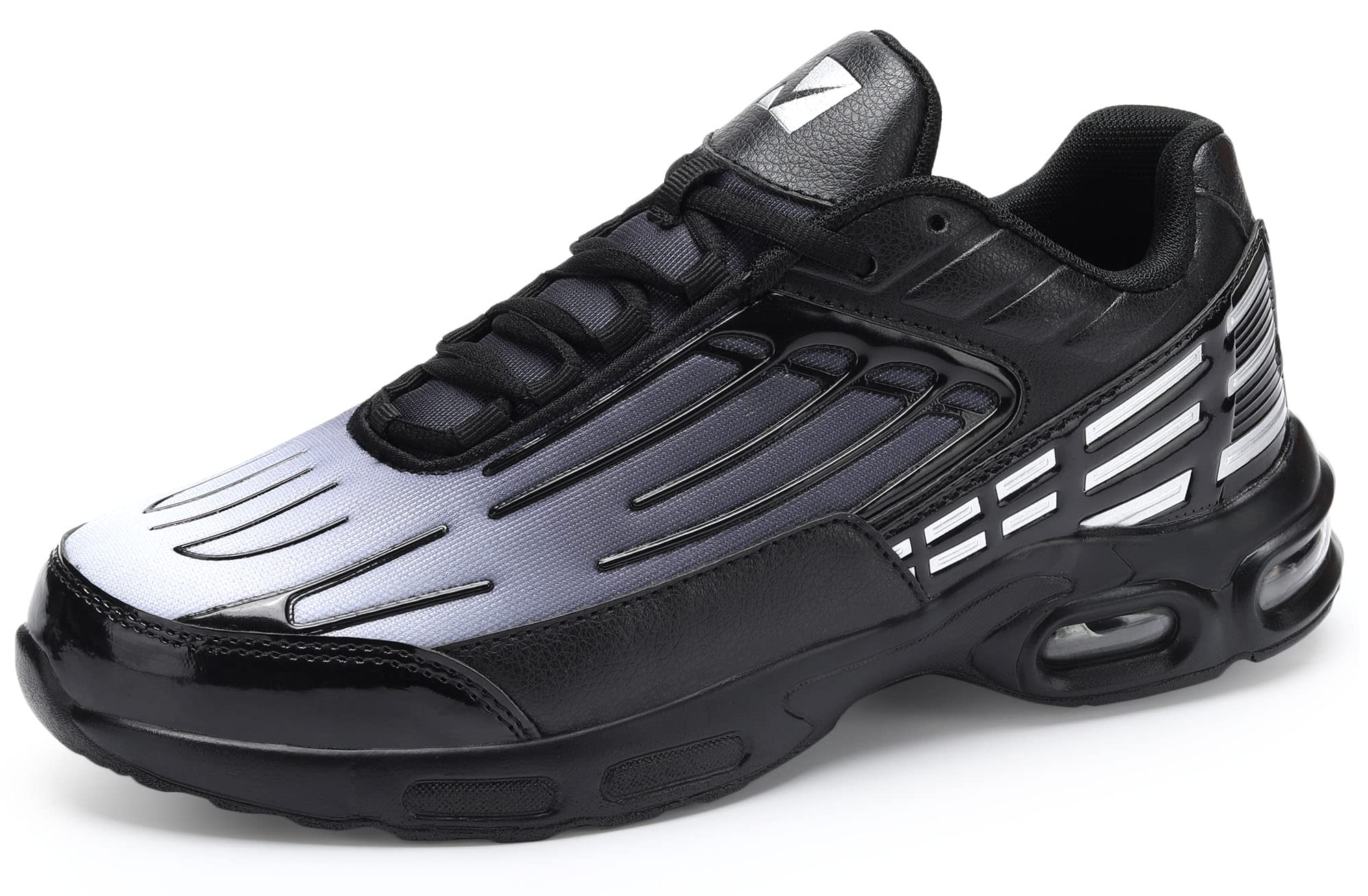KCVTD Steel Toe Shoes for Men Safety Work Shoes Indestructible Steel Toe Sneakers Puncture Proof Slip Resistant Construction Shoe