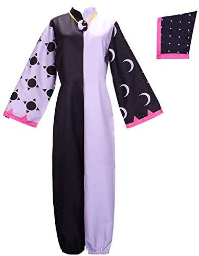 Kids Owl House Collector Cosplay Costume Jumpsuit Pajamas Halloween Uniform Outfit with Hat (Purple, Medium)