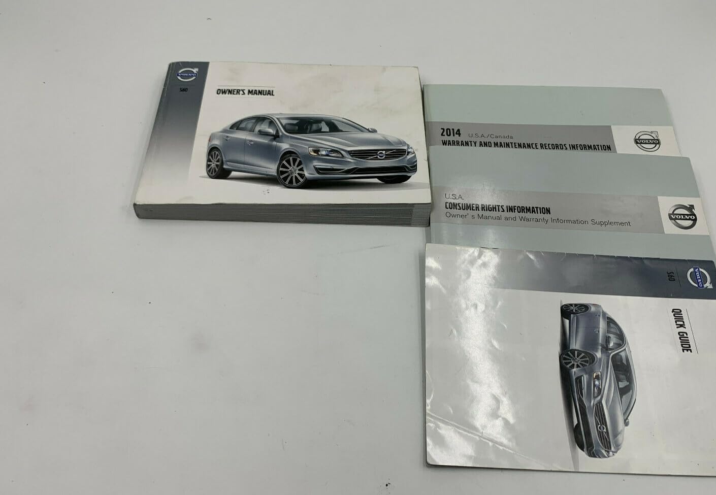 2014 Volvo S60 Owners Manual Set with Case OEM K01B51005