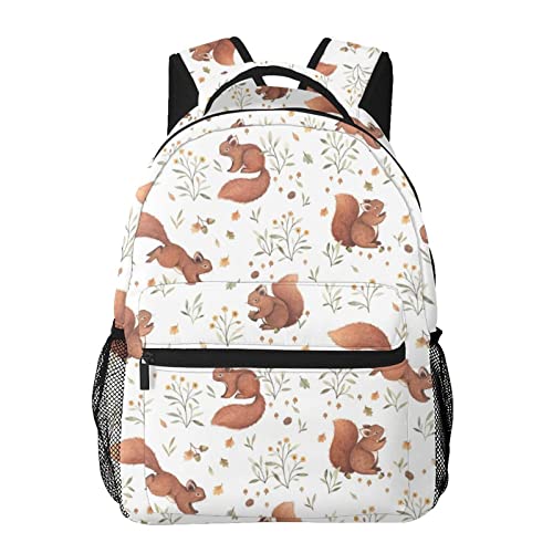 Squirrel Kids Backpack For Boys Girls Student Children'S School Bag Laptop Backpack Leisure Travel Camping Daypack