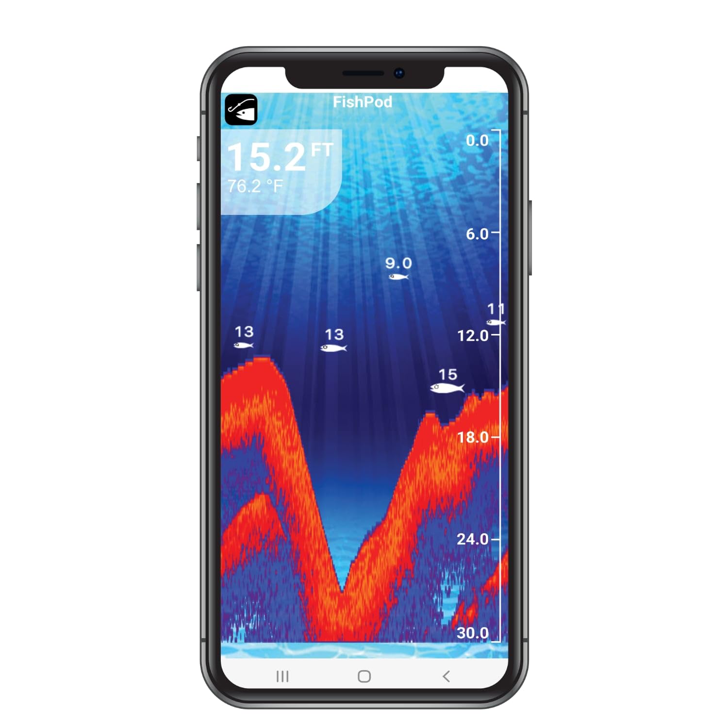 HawkEye FishPod® 5X Bluetooth Fishfinder