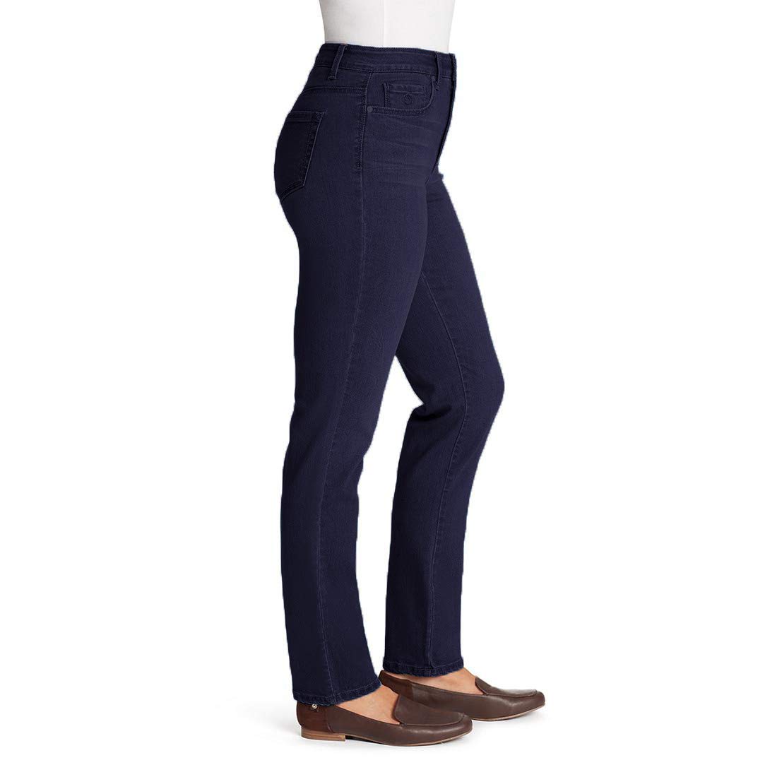 Gloria Vanderbilt Women's Classic Amanda High Rise Tapered Jean for Women - Rinse Noir 14 Short