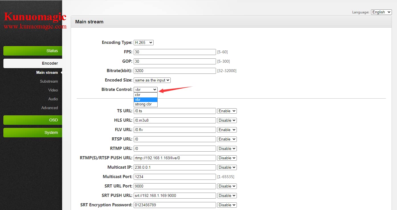 Mini Video Streaming IPTV HD HDMI H265 H264 Wowza Facebook YouTube SRT HLS RTSP UDP RTMP HTTP OBS VMIX Encoder