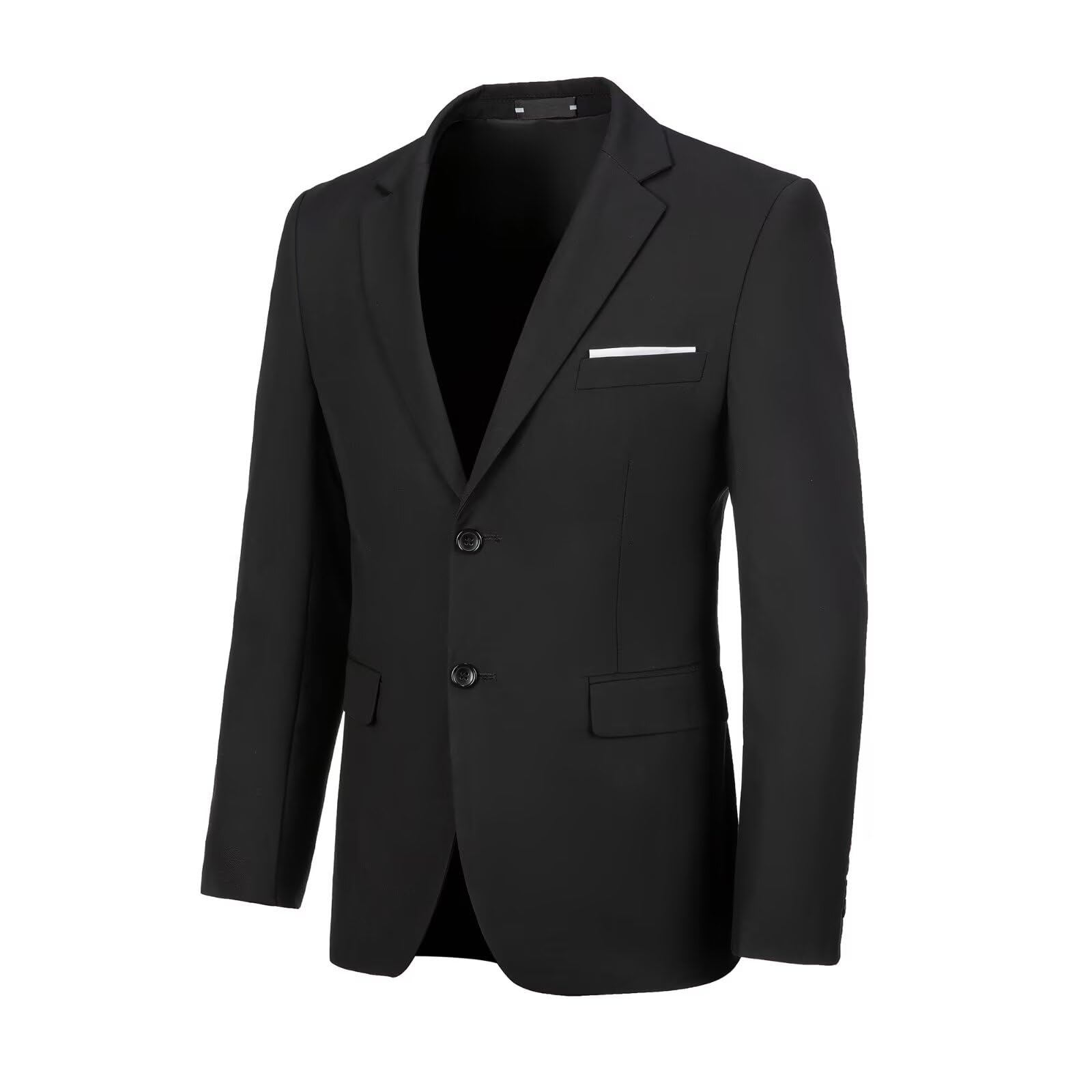 Black Blazer for Men Men's Suit Jacket Slim Fit Men's Sport Coats & Blazers for Wedding Dinner Smoking Jacket Size S