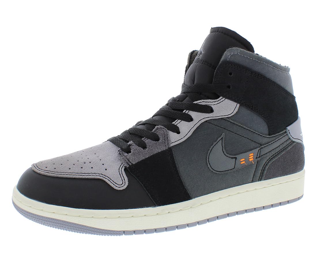 Jordan Mens Air 1 Mid SE Craft DM9652 001 Inside Out - Black - Size 8.5