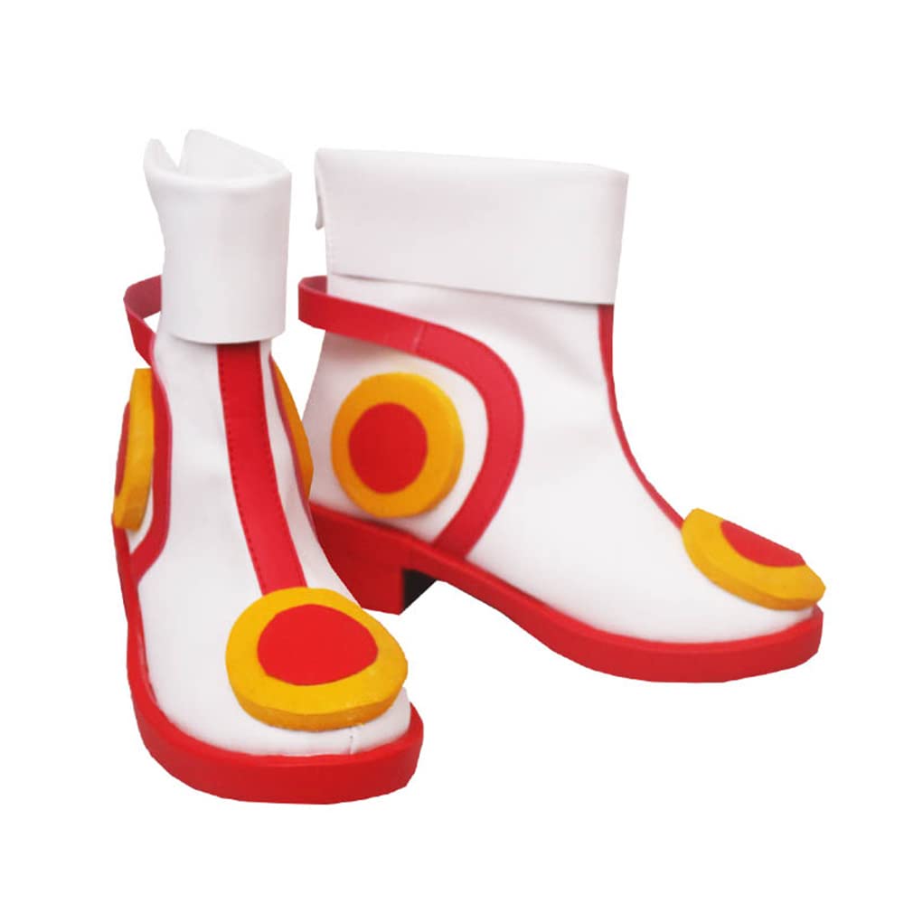 Yuanplate UTA Cosplay Shoes Boots Women Halloween Leather Shoes Short Boots Costume Props (Female US 8/EU39)