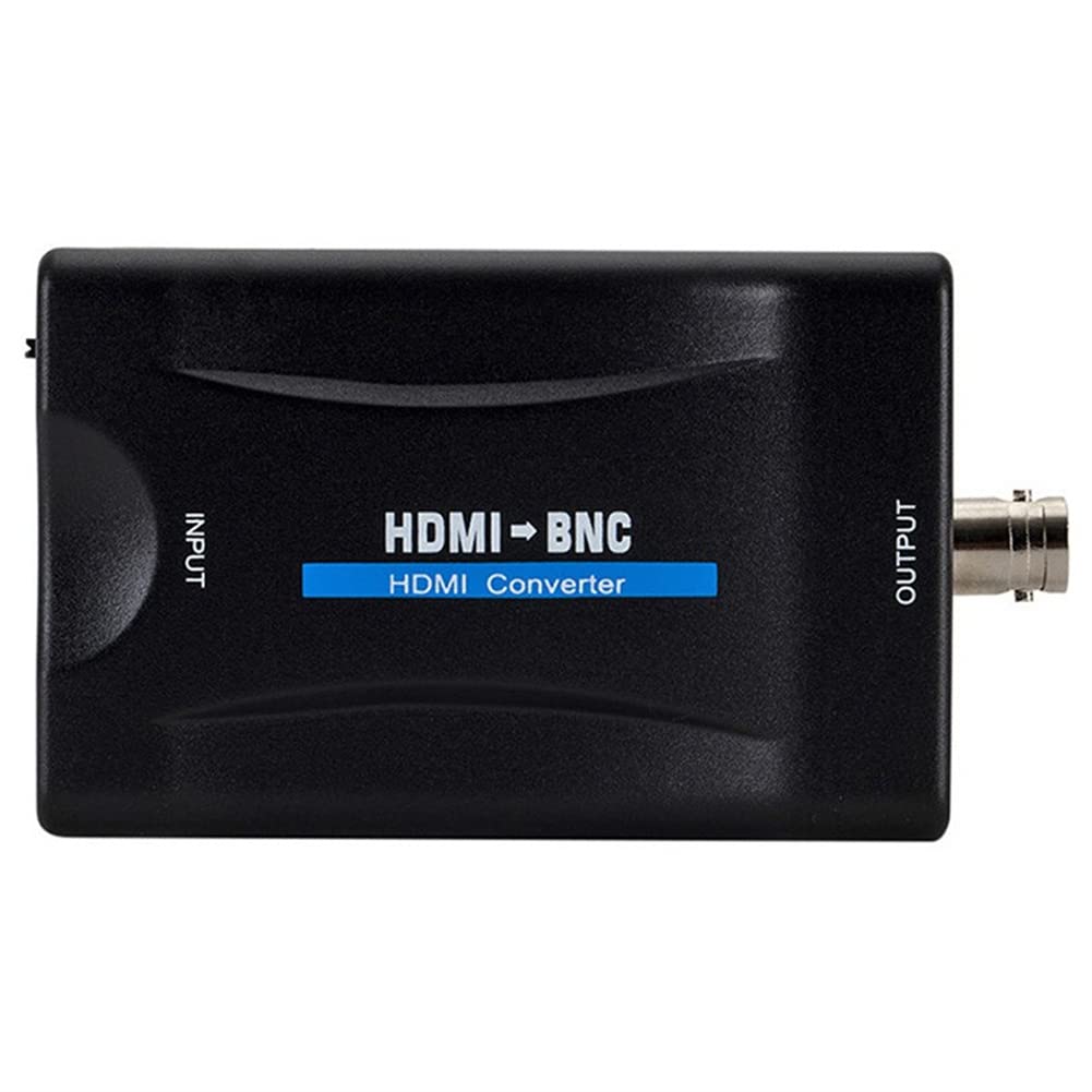 SAIZHUO HDMI to BNC Adapter Audio Signal Converter Adapter Stereo Audio Converter 3.5mm for HDMI Video to Display on Regular Televisions