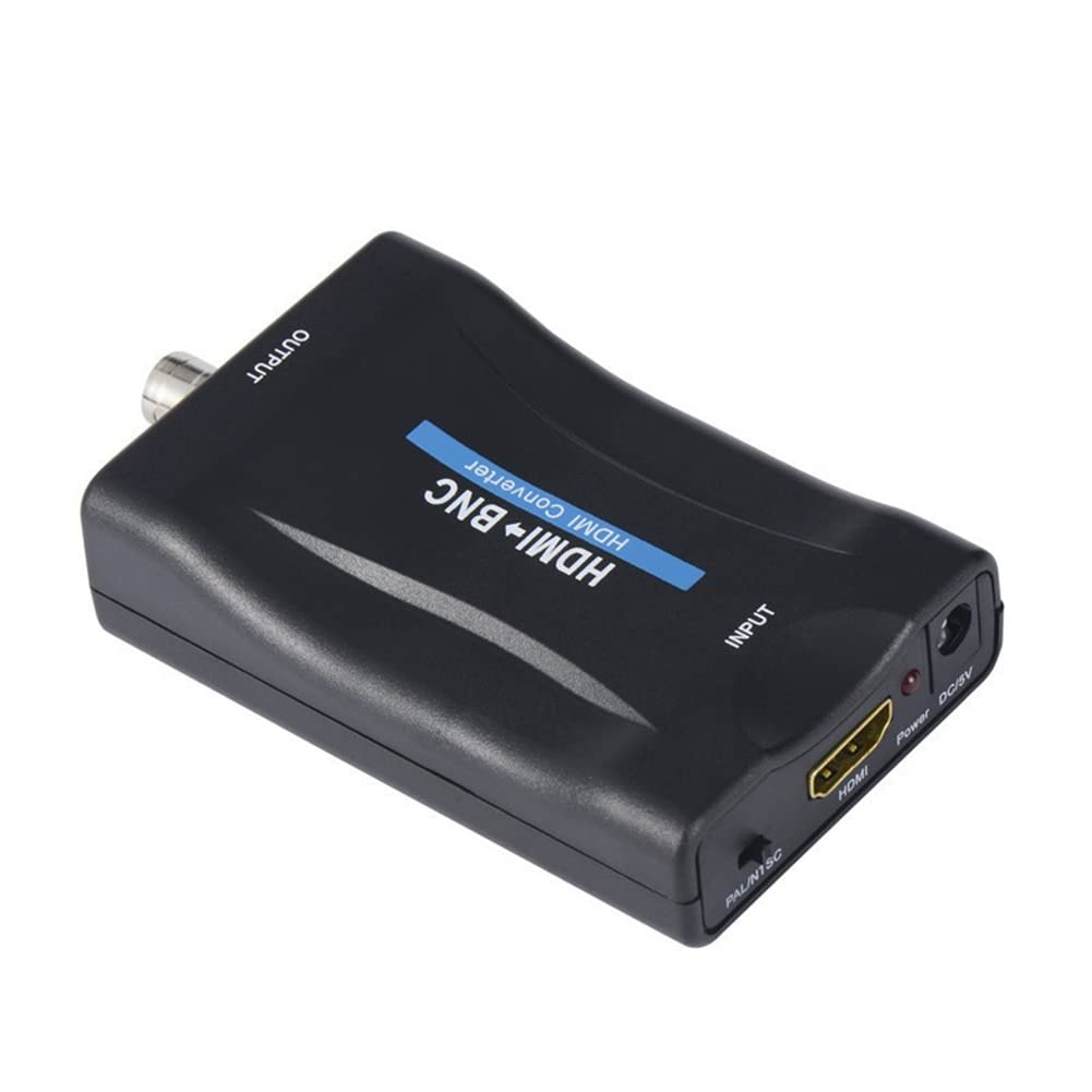 SAIZHUO HDMI to BNC Adapter Audio Signal Converter Adapter Stereo Audio Converter 3.5mm for HDMI Video to Display on Regular Televisions