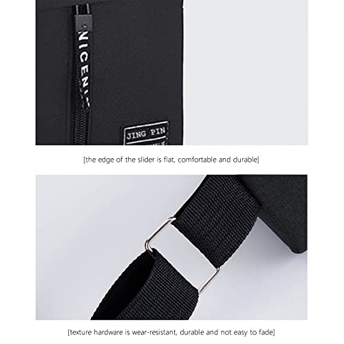 Fanny Pack for Men - Strap Backpack Bag Crossbody Waterproof Backpack with USB Headphone Hole Strap Crossbody Chest Bag
