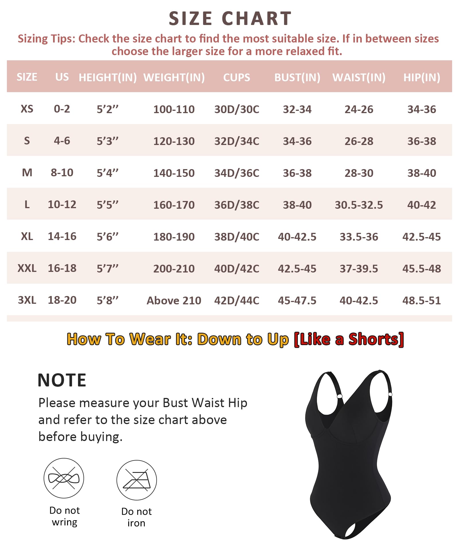 FeelinGirl Shapewear Bodysuits for Women Tummy Control Body Suits Deep V Neck Thong Body Shaper