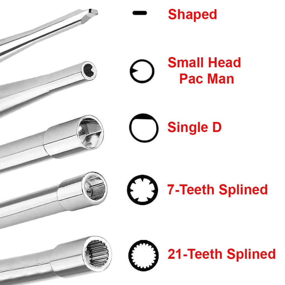 Realman 10pcs Carb Screwdriver Ajusting Tool Kit Carburetor Adjustment Tool for Stihl Craftsman Husqvarna Echo McCulloch MTD Oleo-Mac Poulan Blower Chainsaw Trimmer
