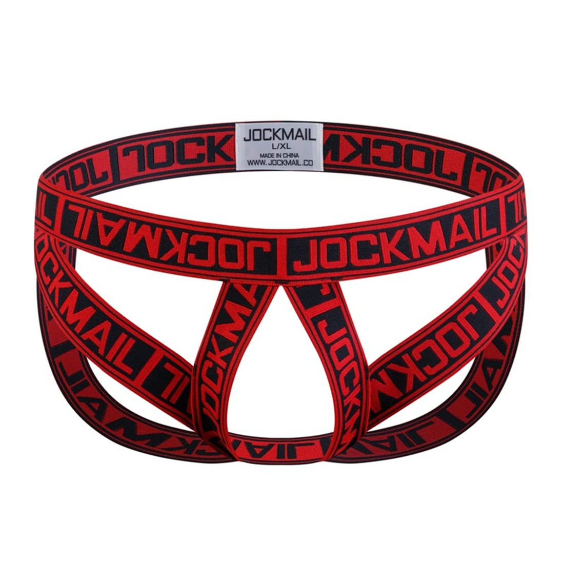 JOCKMAIL Mens Underwear JockStrap Stretch Mens Jock Strap G-string Athletic Jockstrap Mens Sport Underwear Jockstrap Red