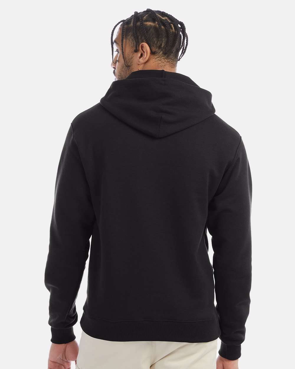 Champion Mens Powerblend Hooded Sweatshirt, L, Wow Pink