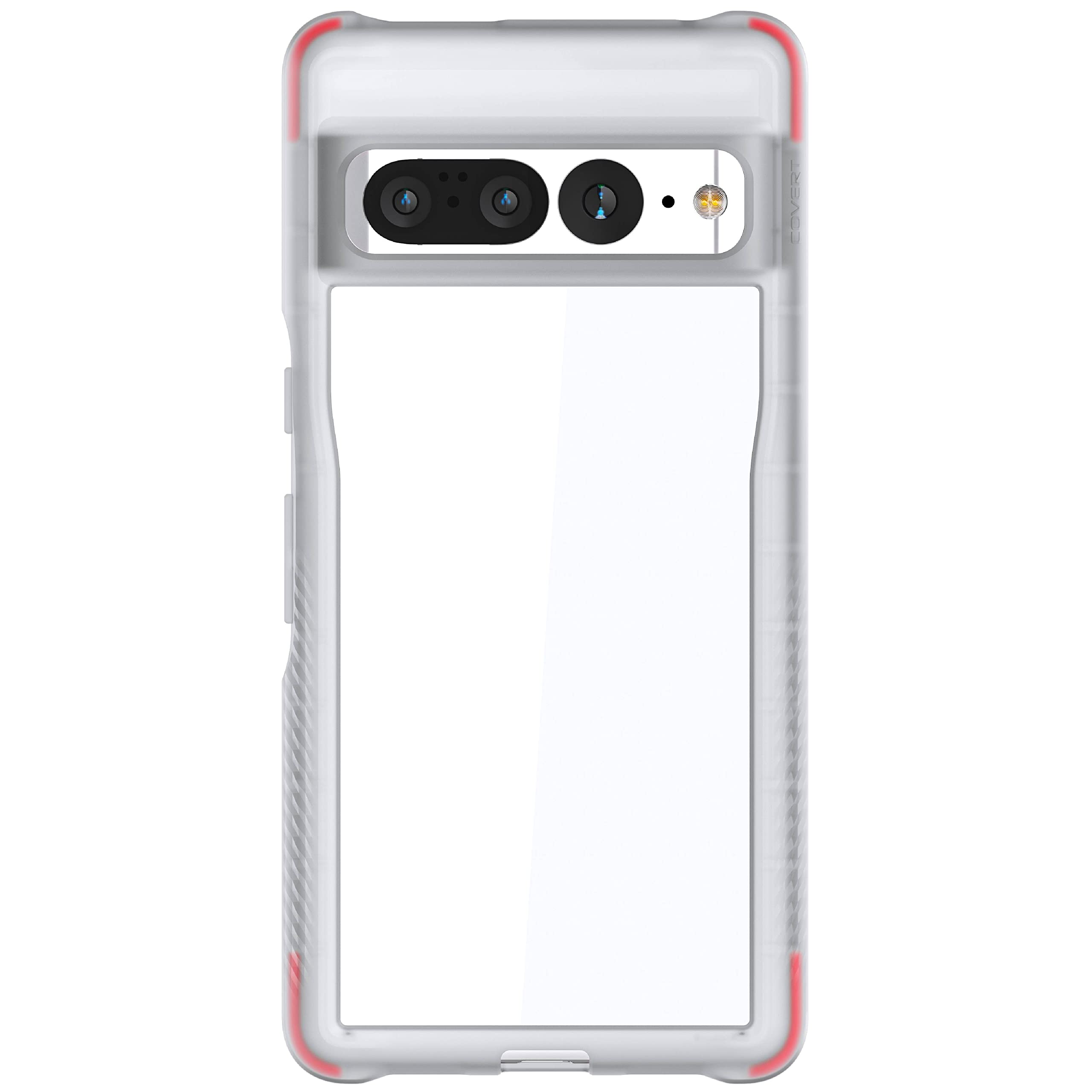 Ghostek COVERT Google Pixel 7 Pro Case Clear with Ultra Thin Design and Non-Slip Grip Bumper Supports Wireless Charging Shockproof Protective Phone Cover Designed for 2022 Pixel 7 Pro (6.7 IN) (Clear)