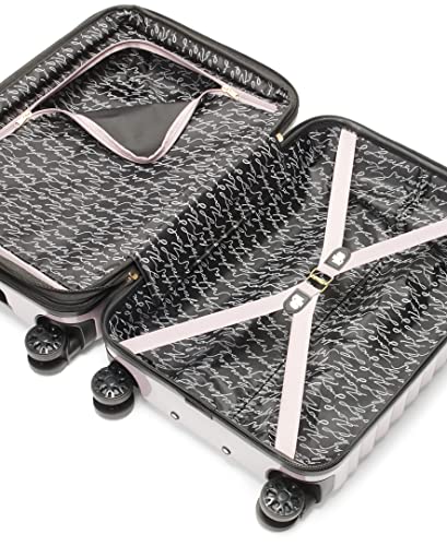 Karl Lagerfeld Paris Women's Carryon Spinner Wheels Hardside, Lilac, One Size