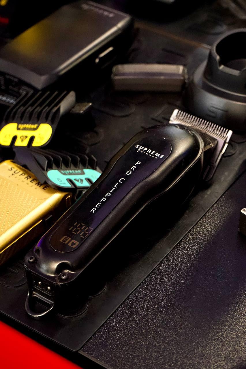 Supreme Trimmer 2-in-1 Pro Clipper & DLC T-Shaper Combo | Professional Beard Trimmer ST5206 & Hair Clipper STC5030 Barber Kit | Black