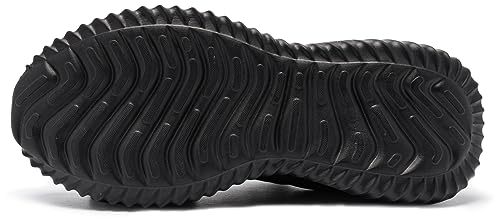 Tinefiy Steel Toe Shoes for Men Lightweight Comfortable Slip Resistant Safety Work Sneakers Cushion Puncture Proof Shoes Indestructible Shoe Size 10
