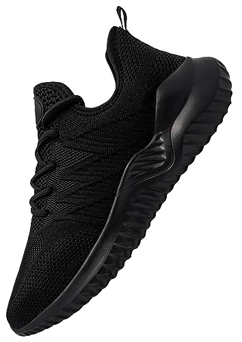 Tinefiy Steel Toe Shoes for Men Lightweight Comfortable Slip Resistant Safety Work Sneakers Cushion Puncture Proof Shoes Indestructible Shoe Size 10