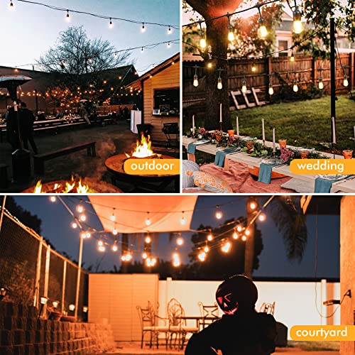 Auroraworld Solar String Lights Remote Control, 1000FT Dimmable Solar String Lights Outdoor, 32 Shatterproof Solar Patio Lights, Ambience On Your Garden Backyard