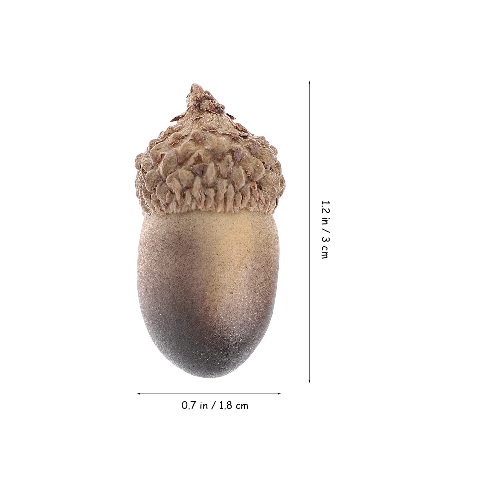 Artificial Acorns, 60 PCS Lifelike with Acorn Cap with Natural Acorn Cap Simulation Mini Acorns for DIY Craft Filler Home Party Favor Supplies
