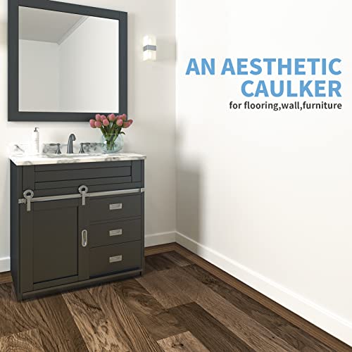 Art3d 4 FT Self Adhesive Vinyl Floor Transition Strip, Laminate Strip Flat Divider for Joining Gaps,Carpet Threshold Transition,Floor Tiles(1.57in, Brown)