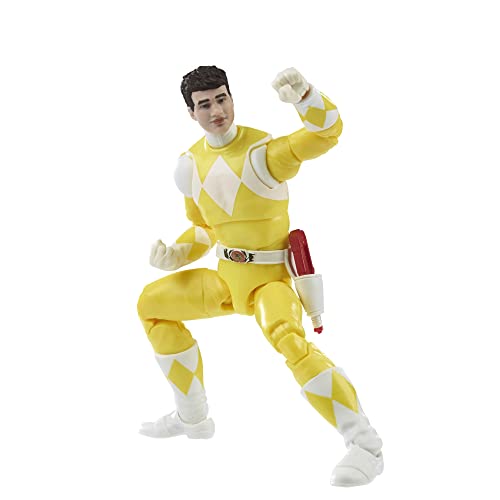Hasbro Power Rangers Lightning Collection Mighty Morphin Yellow Ranger & Red Ranger ''Swap'' Jason & Trini Boom Comics 2-Pack 6-Inch Action Figures, (F6887)