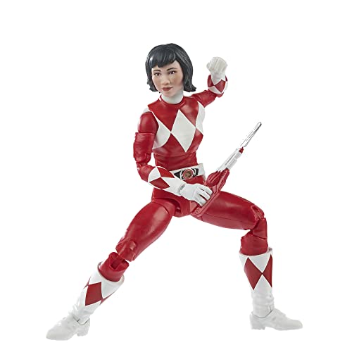 Hasbro Power Rangers Lightning Collection Mighty Morphin Yellow Ranger & Red Ranger ''Swap'' Jason & Trini Boom Comics 2-Pack 6-Inch Action Figures, (F6887)