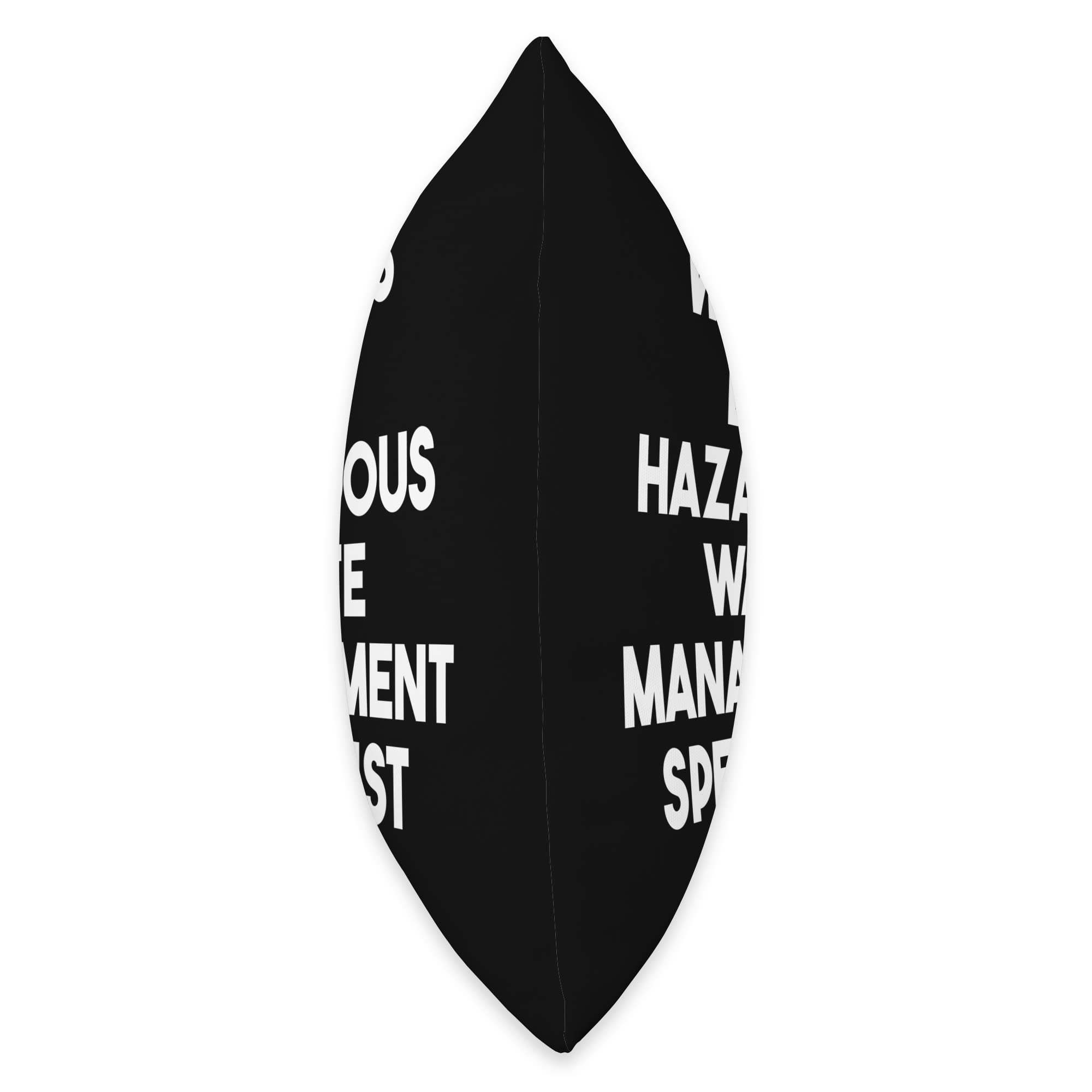 World's Best Hazardous Waste Management Specialist Throw Pillow