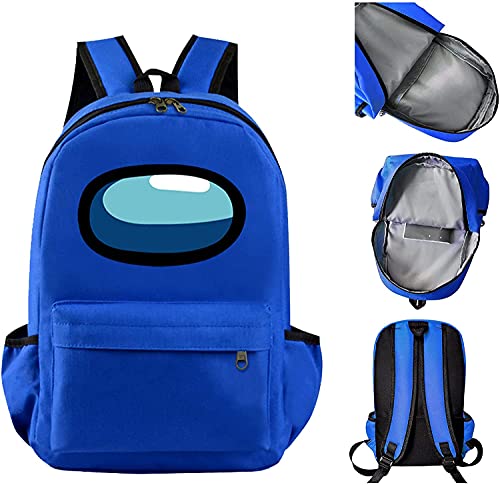 Game Backpack with Pencil Case Sport Travel Laptop Backpack Durable Multifunctional Backpack for Boys Girls College School Bookbag Outdoor Daypack 17 Inch for Men Women (blue)