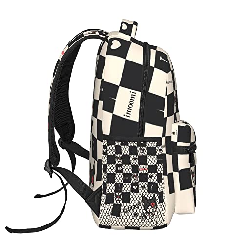 Dicodes Kawaii Backpack Girls Anime Bookbag Cute Travel Backpacks College Student Bookbag Lightweight Soft Daypack