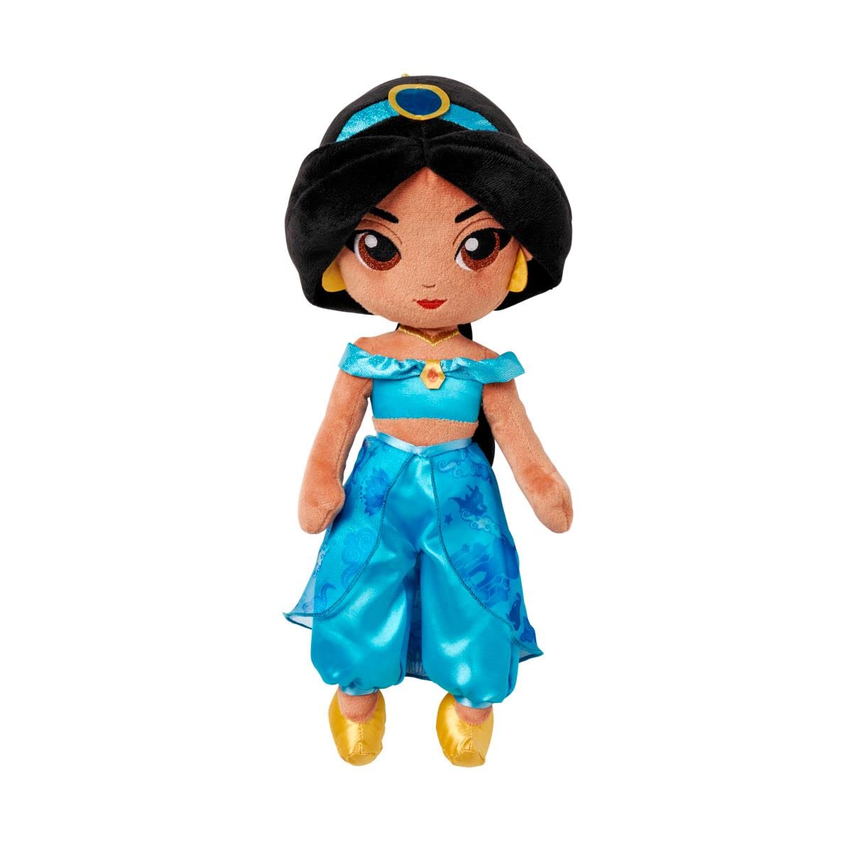 Disney Jasmine Plush Doll, Aladdin, Disney Princess, Officially Licensed Disney Toy, Adorable Soft Disney Toy Plushies and Gifts, Perfect Present for Kids, Medium 14 Inches, Age 0+