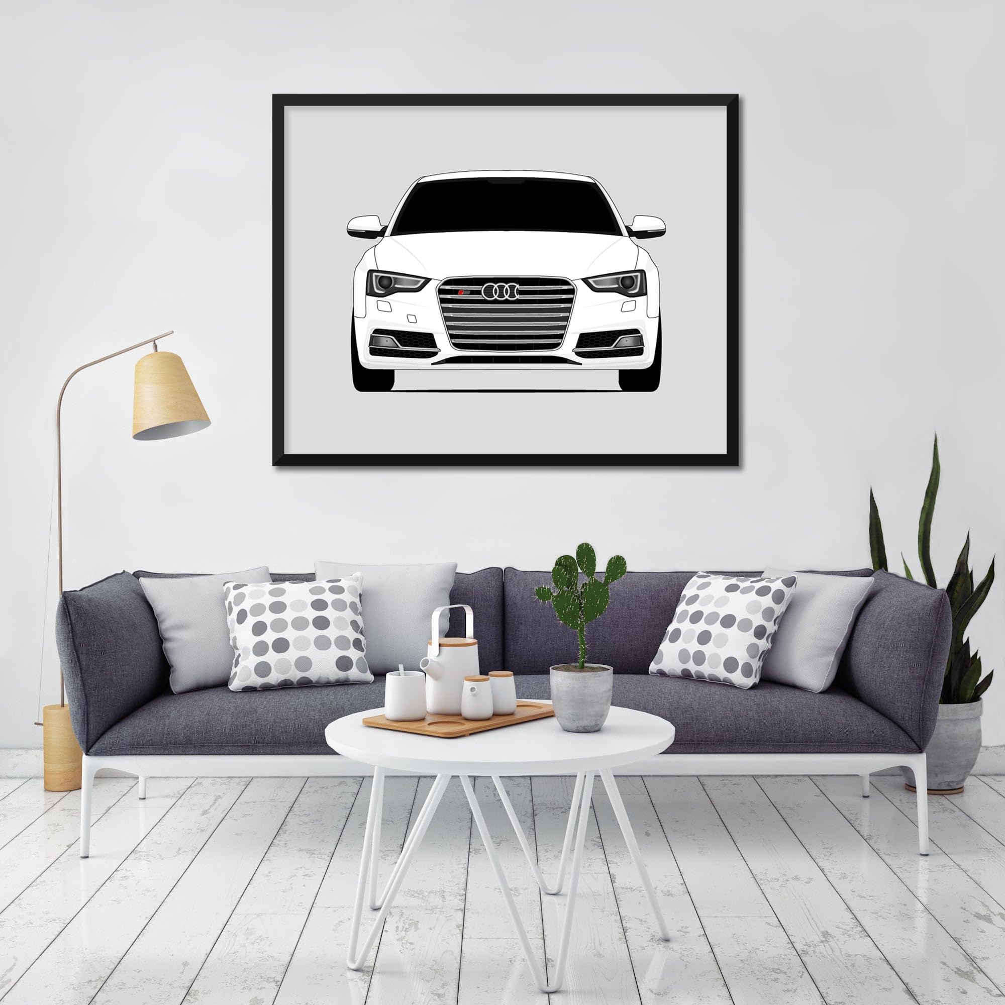 Custom Car Posters Audi S5 Sportback (2012-2016) Print Wall Art Decor Handmade - 8x10" Satin Print (Unframed)