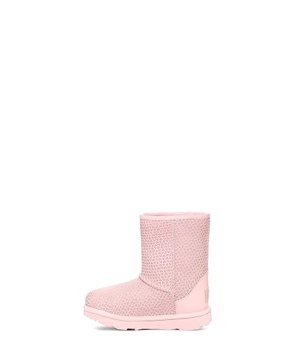 UGG Unisex-Child Classic Ii Gel Hearts Boot, Pink, 2 Little Kid