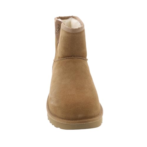 UGG Women's Classic Mini Bailey Zip Boot, Chestnut, 8