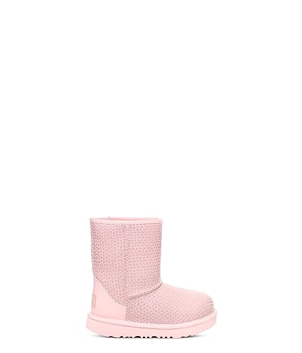 UGG Unisex-Child Classic Ii Gel Hearts Boot, Pink, 2 Little Kid