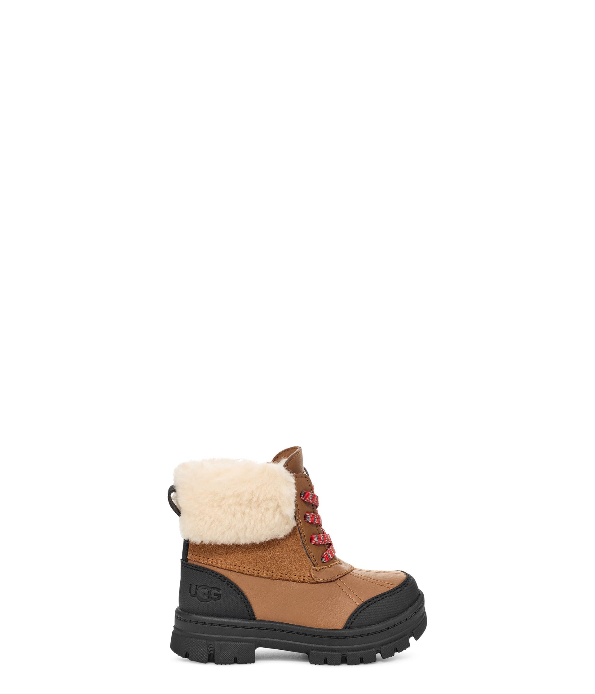 UGG Unisex-Child Ashton Addie Boot, Chestnut, 6 Big Kid