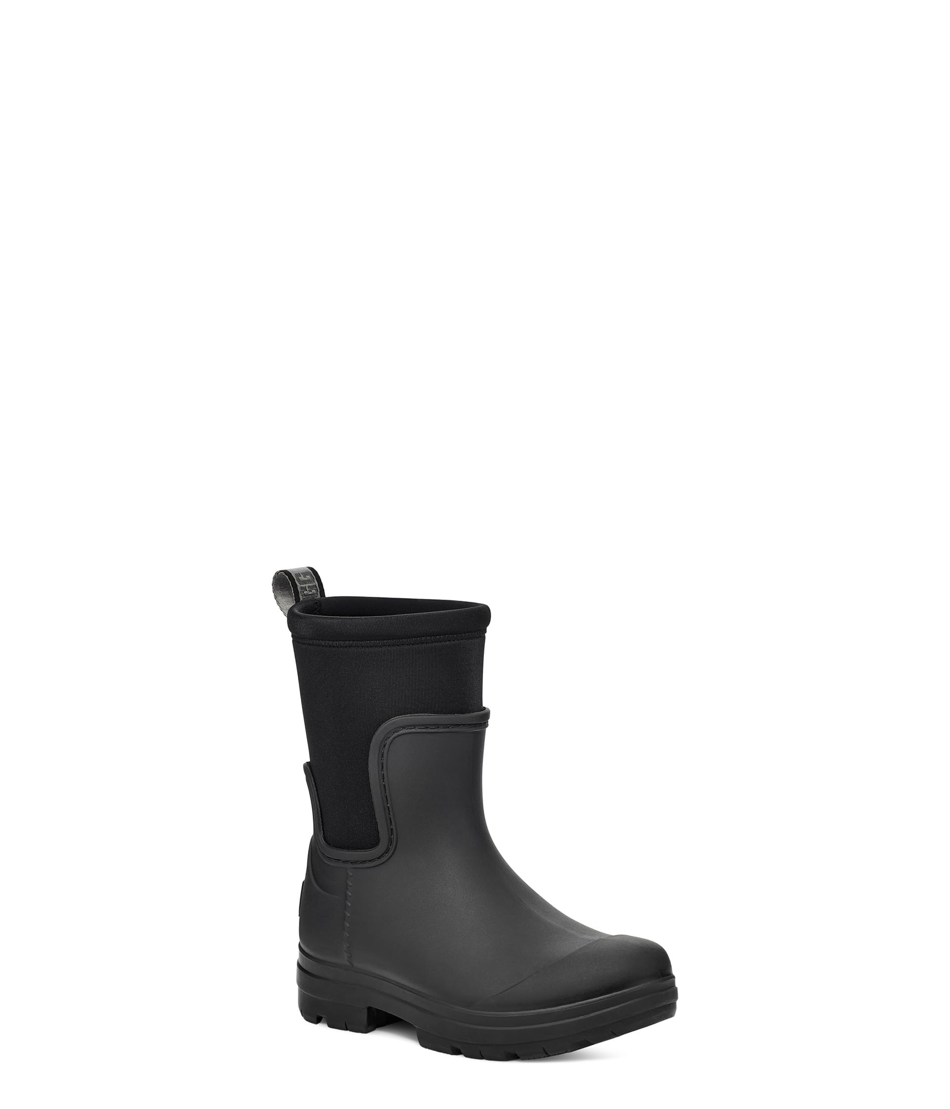 UGG Unisex-Child Droplet Mid Boot, Black, 6 Big Kid