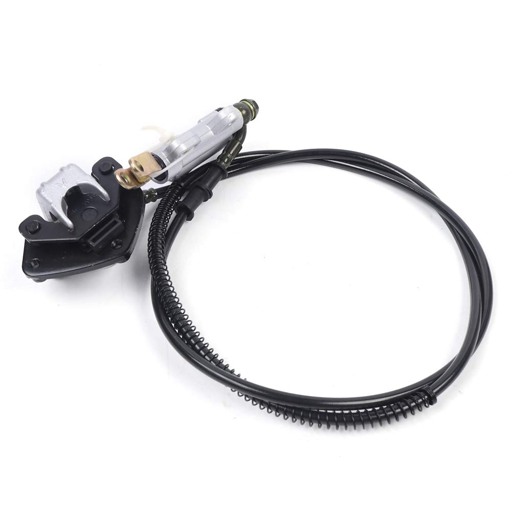 740mm Rear Axle Kit 29.13'' Go Kart Rear Axle Complete Brake Assembly Kit for 50cc 70cc 90cc ATV Quad Go Kart GolfCart (Without T8F chain)