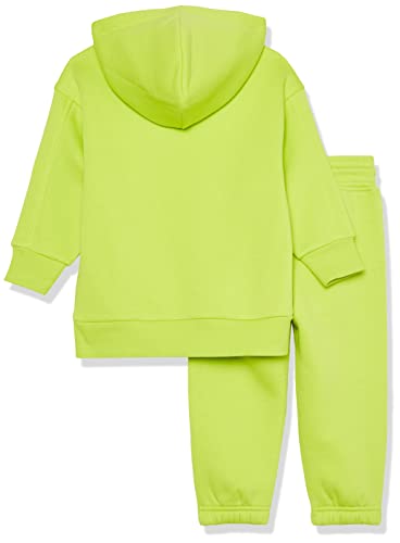 Amazon Essentials Unisex Kids' Modern Sweat Set, Pack of 2, Lime Green, Medium