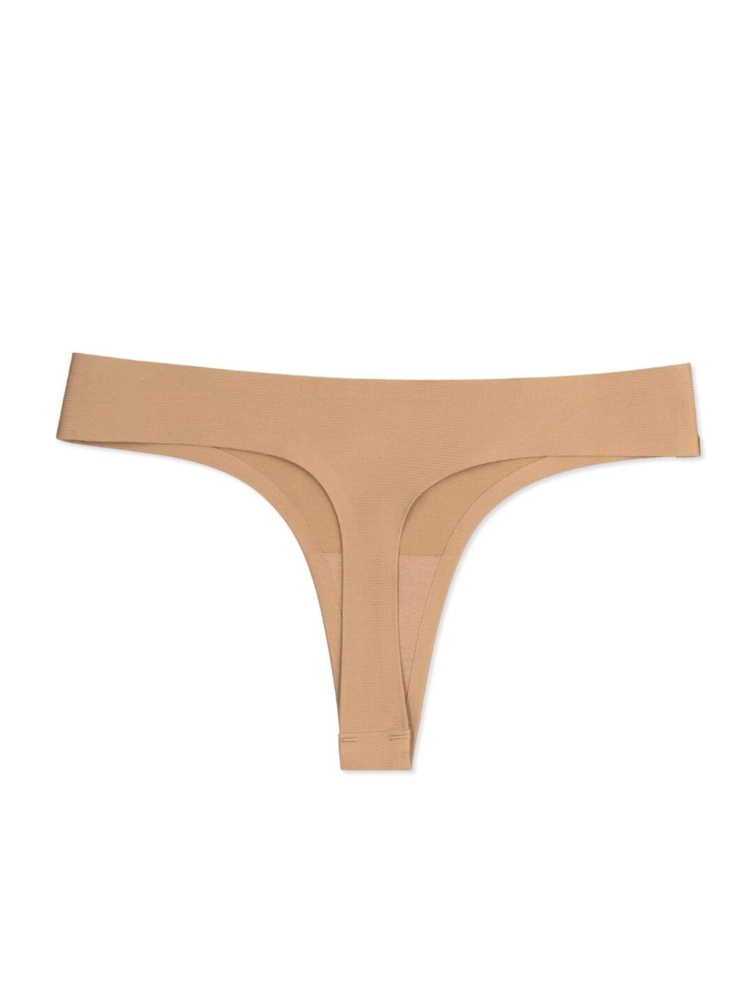 Capezio Women's Seamless Thong, Nude, X-Small